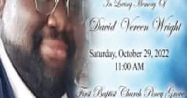 David Vereen Wright Obituary in Ft. Lauderdale at McWhite's Funeral ...