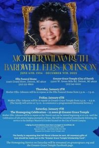 Mother Wilma Ruth Ellis-Johnson Obituary in Detroit at Ellis Funeral ...