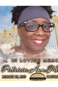 Patricia Ann McCray Obituary in Belle Glade Palm Beach at Stevens Brothers Funeral Home | Belle ...