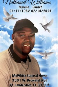 Nathaniel Wayne Williams Sr. Obituary in Ft. Lauderdale at McWhite's ...