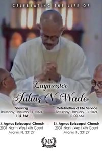 Julius Vincent Wade Obituary in Ft. Lauderdale at McWhite's Funeral ...