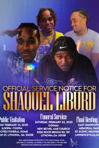 Shaquel R. Liburd Obituary in Lithonia at Tri-Cities Funeral Home | Obit
