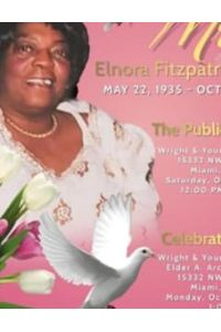 Elnora Thomas Obituary in Miami at Wright & Young Funeral Home | Miami, FL