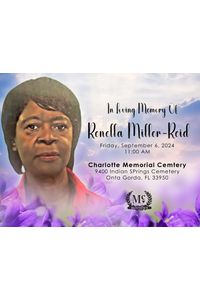 Renella Agatha Miller Reid Obituary in Ft. Lauderdale at McWhite's ...