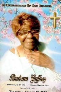 Barbara Gaffney Obituary in Redford Township at Fisher Funeral Home | Obit