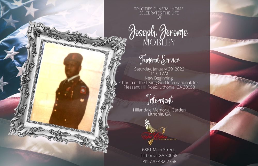 Joseph Mobley Obituary in Lithonia at Tri-Cities Funeral Home | Obit