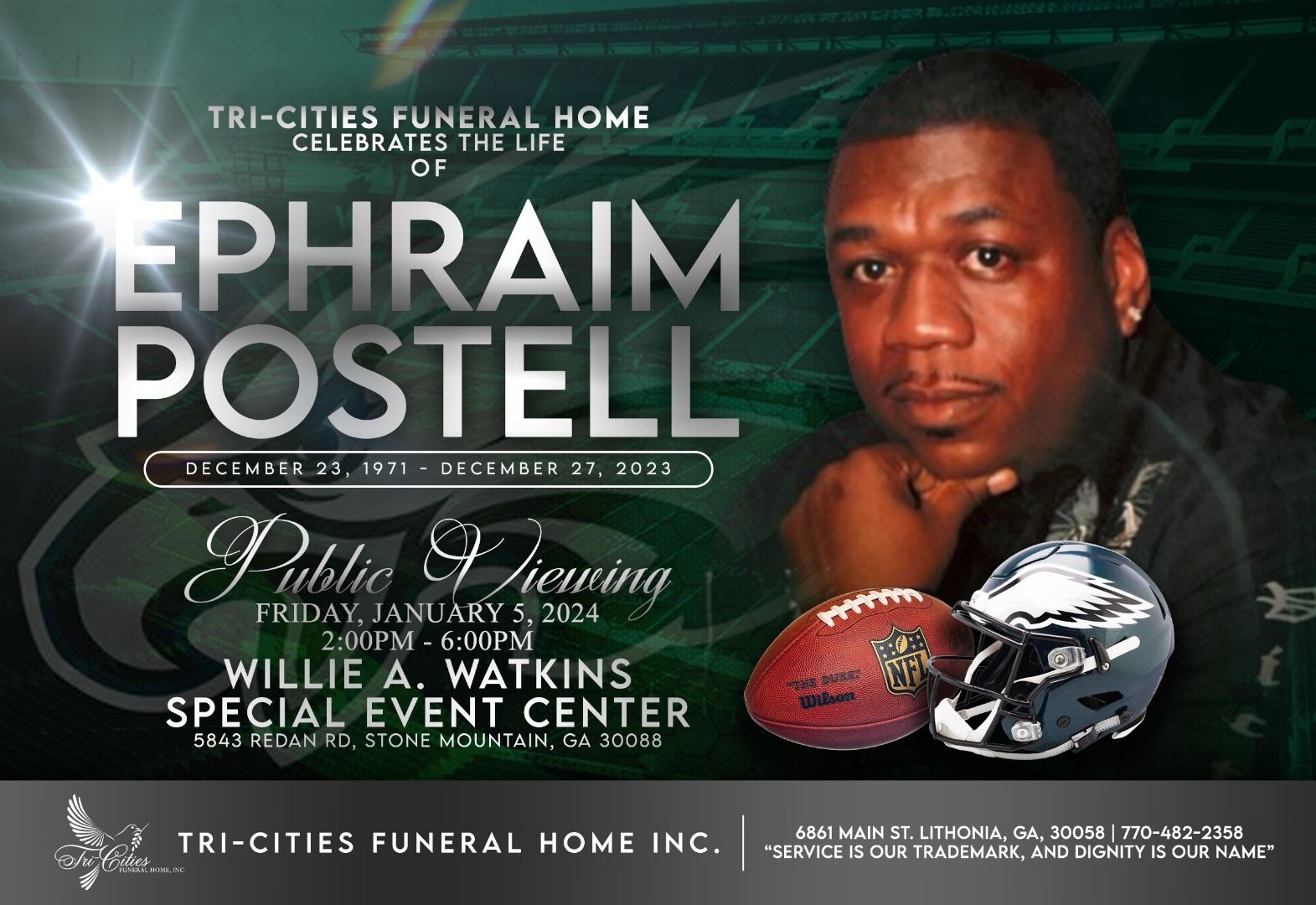 Ephraim Postell Obituary in Lithonia at Tri-Cities Funeral Home | Obit