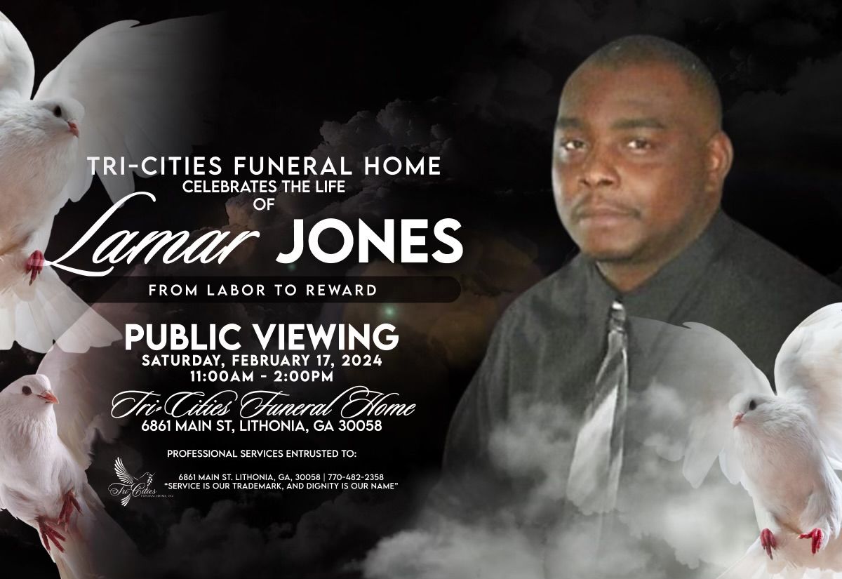 Lamar Morell Jones Obituary in Lithonia at Tri-Cities Funeral Home | Obit